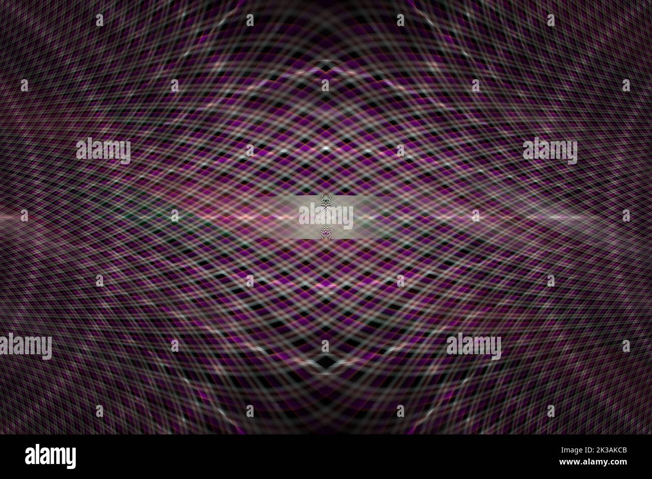 Fractal perspective background - abstract 3d illustration. Chaos ...