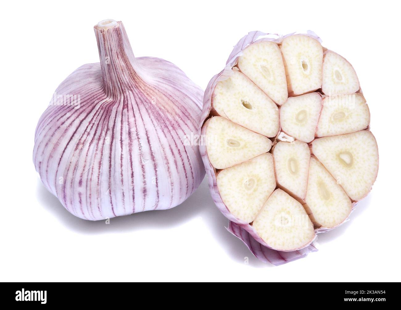 Natural garlic Cut Out Stock Images & Pictures - Alamy