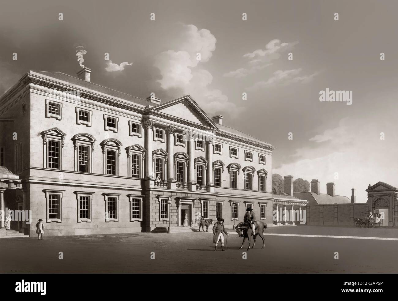 Buckingham Palace, London, England, 1790 Stock Photo - Alamy