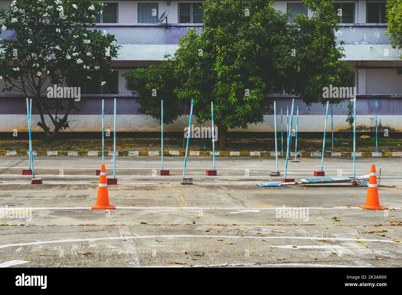 Driving test and training area with simulate test for driving license ...