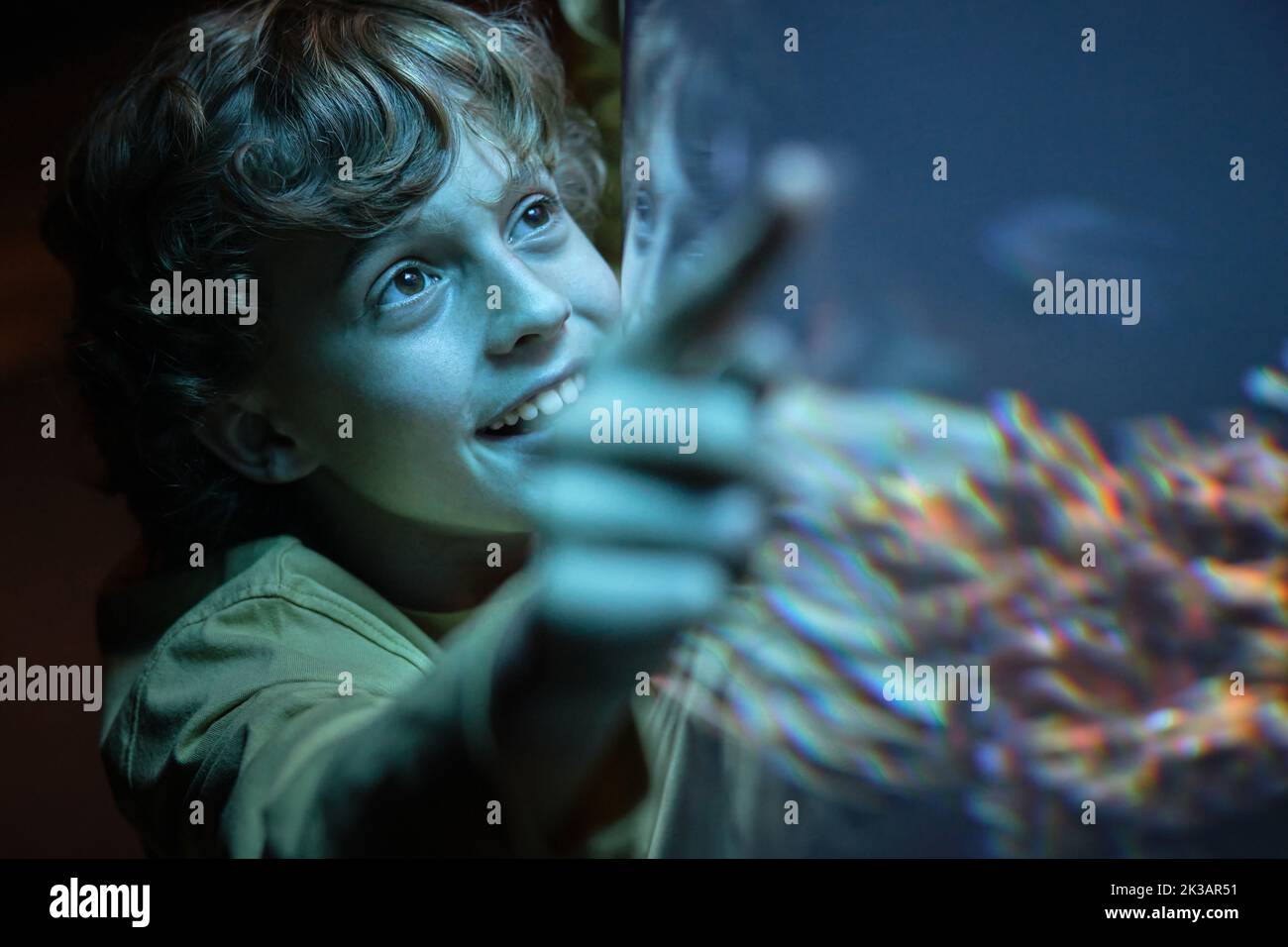 Kid clean fish tank hi-res stock photography and images - Alamy