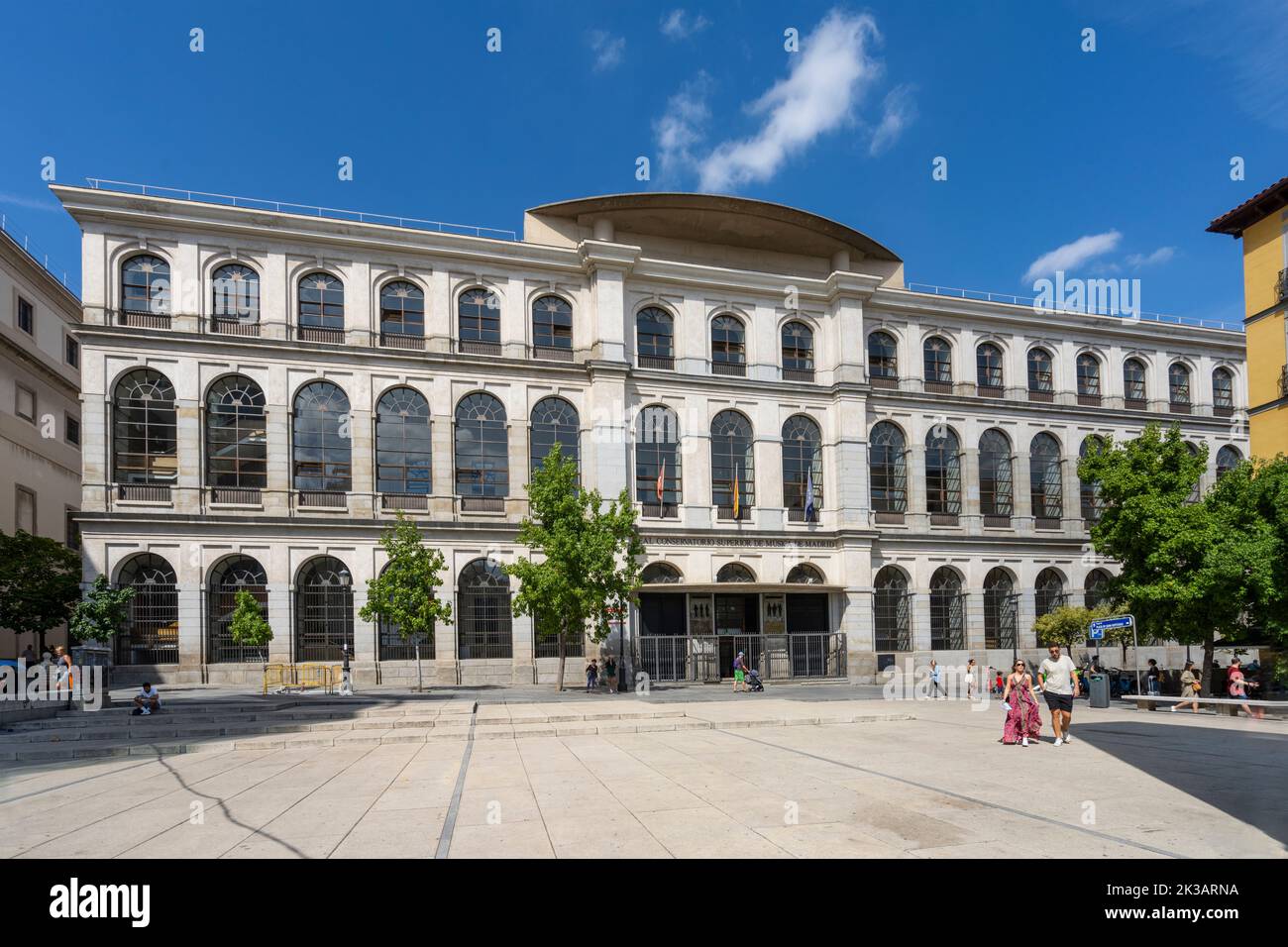 Madrid, Spain. September 2022. the royal upper conservatory of music ...