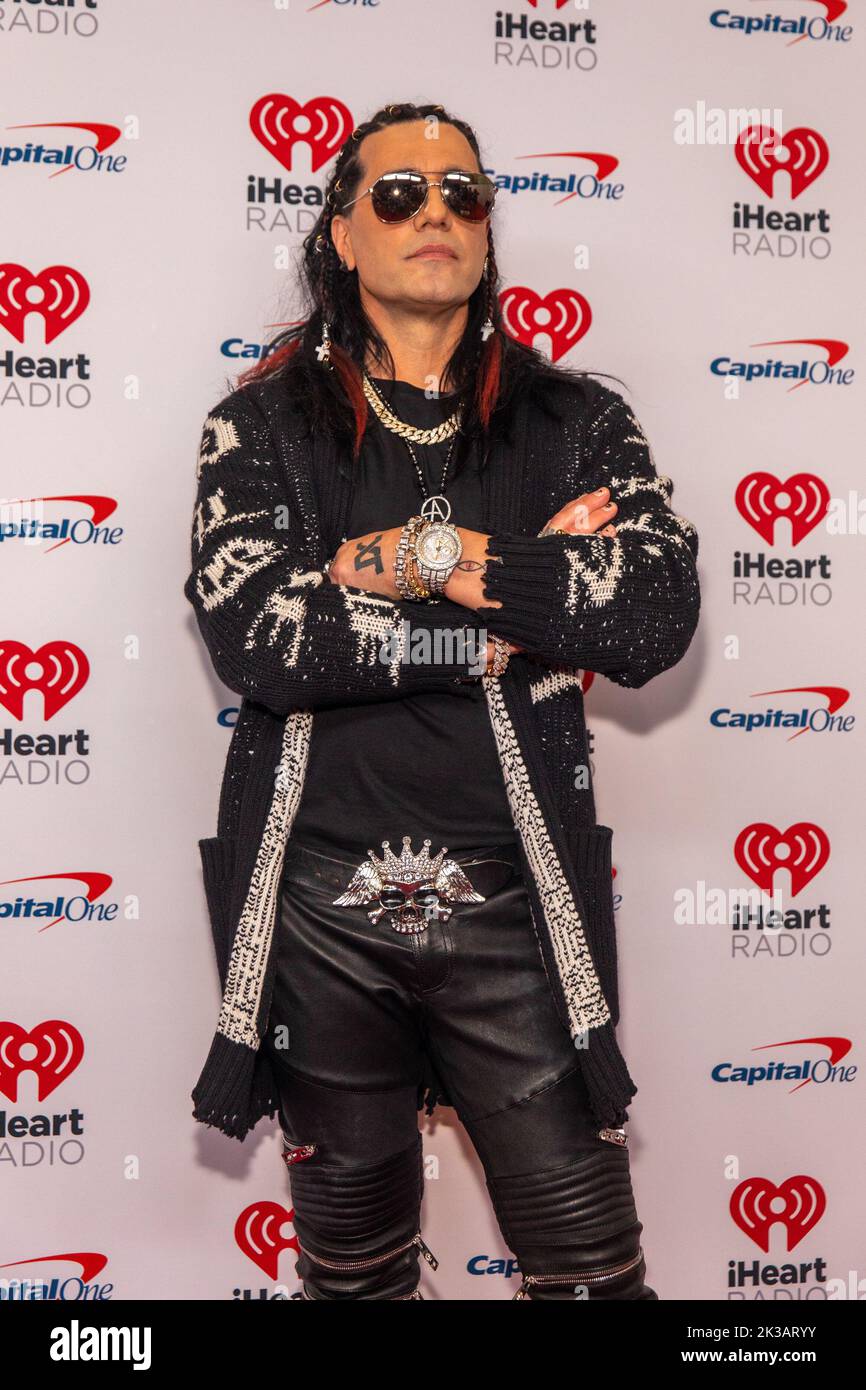 Criss Angel arrives at the iHeartRadio Music Festival on September 24 ...
