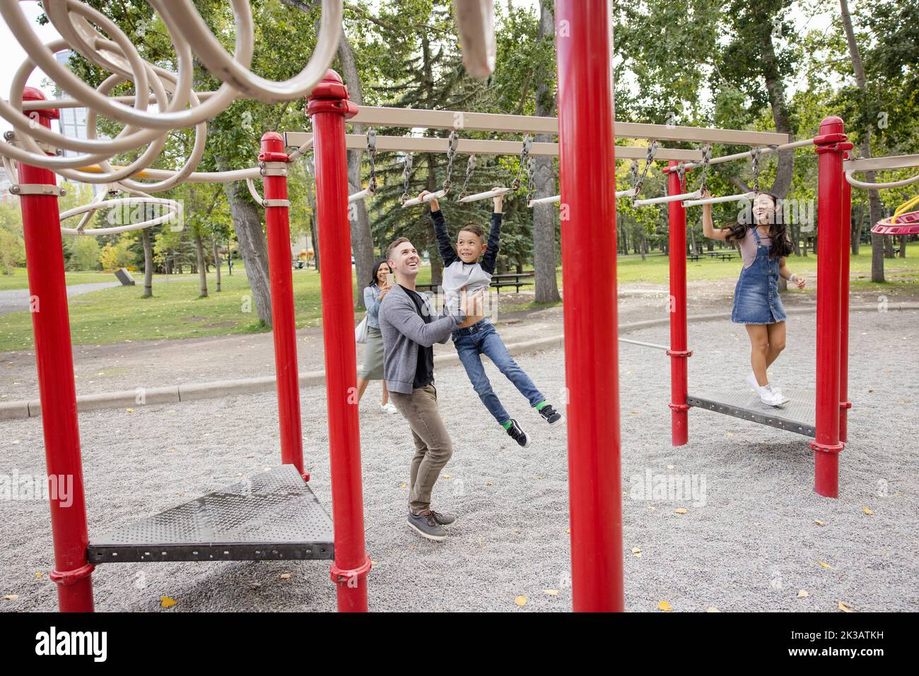 Playground structure hi-res stock photography and images - Alamy