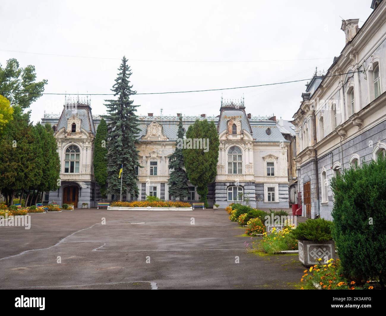 Former Semensky Levicky Palace. Boarding school for children with ...