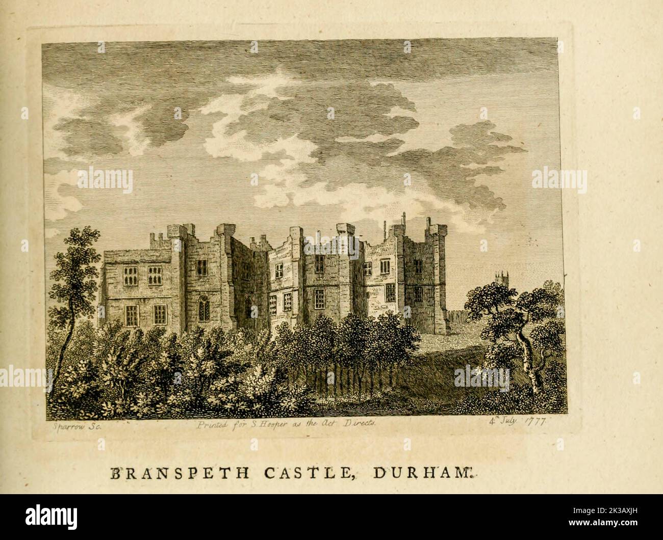 Branspeth castle hi-res stock photography and images - Alamy