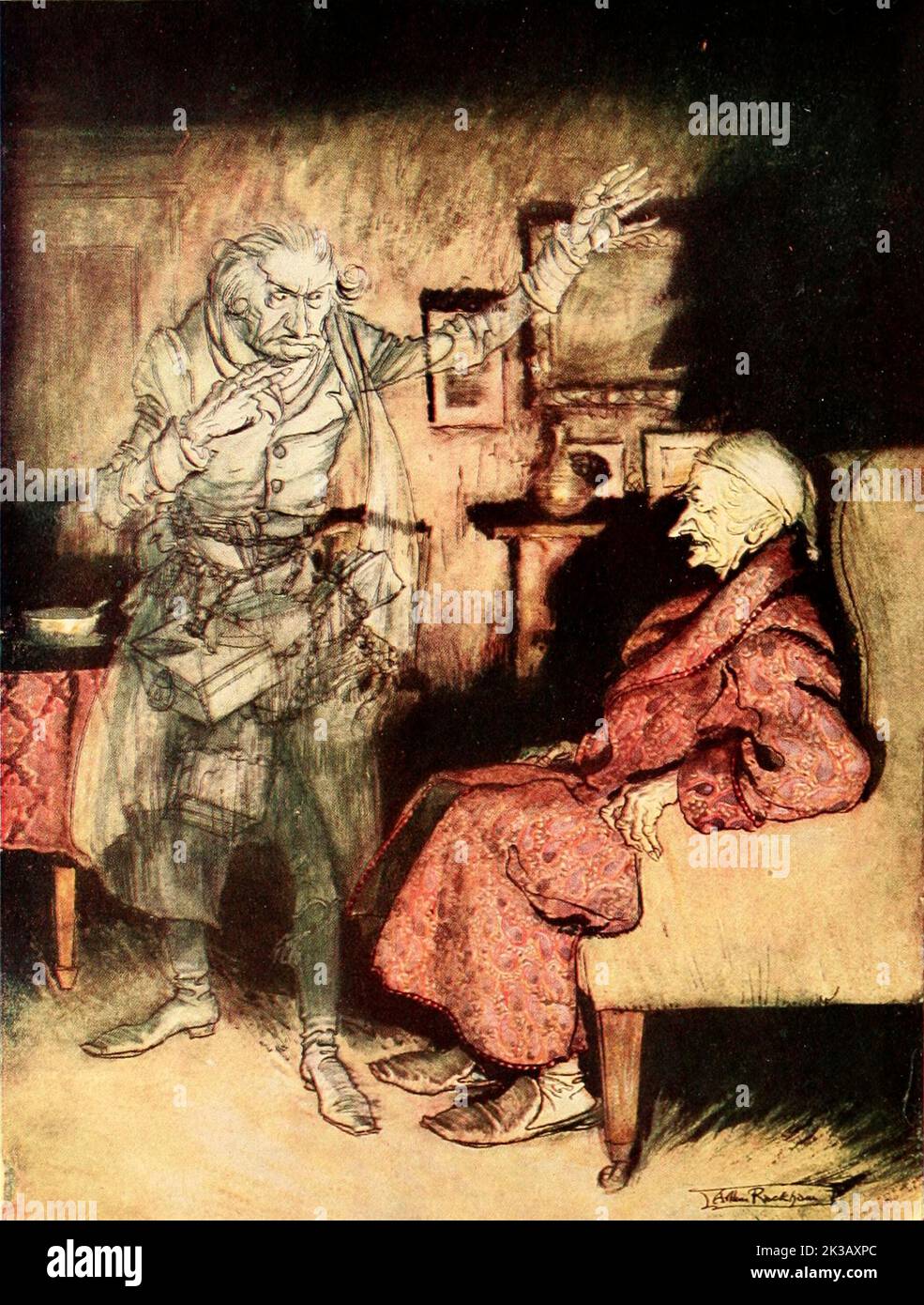 Scrooge dickens christmas carol hi-res stock photography and images - Alamy