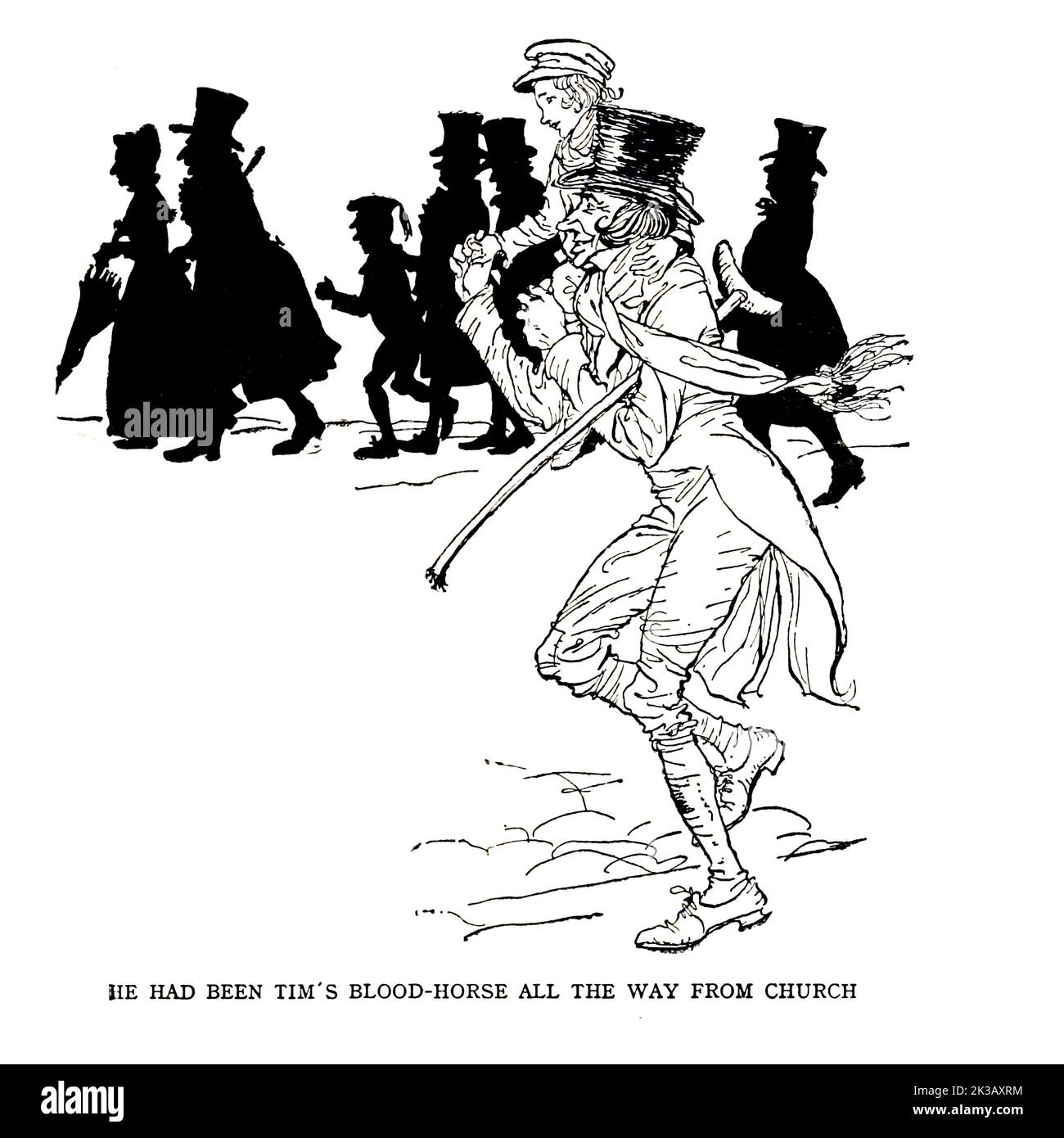 He had been Tim's blood-horse all the way from church Illustrated by ...