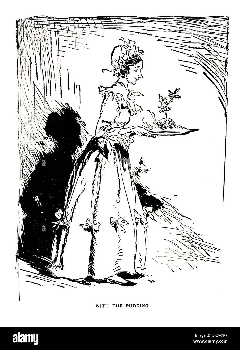 Christmas Carol Past Ghost Outline