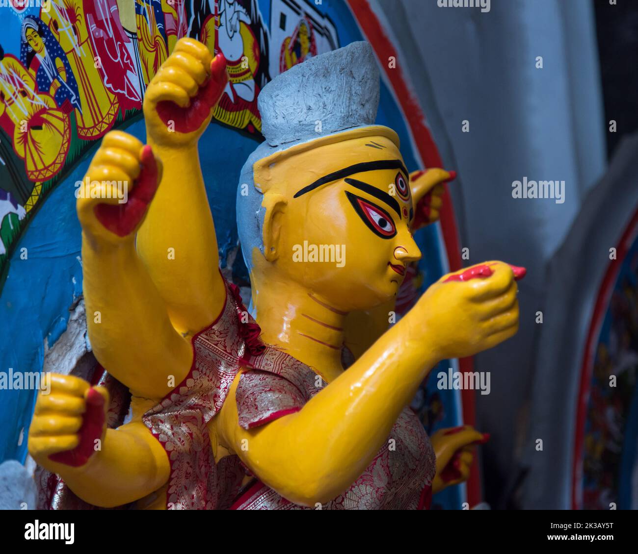 Devi durga face hi-res stock photography and images - Alamy