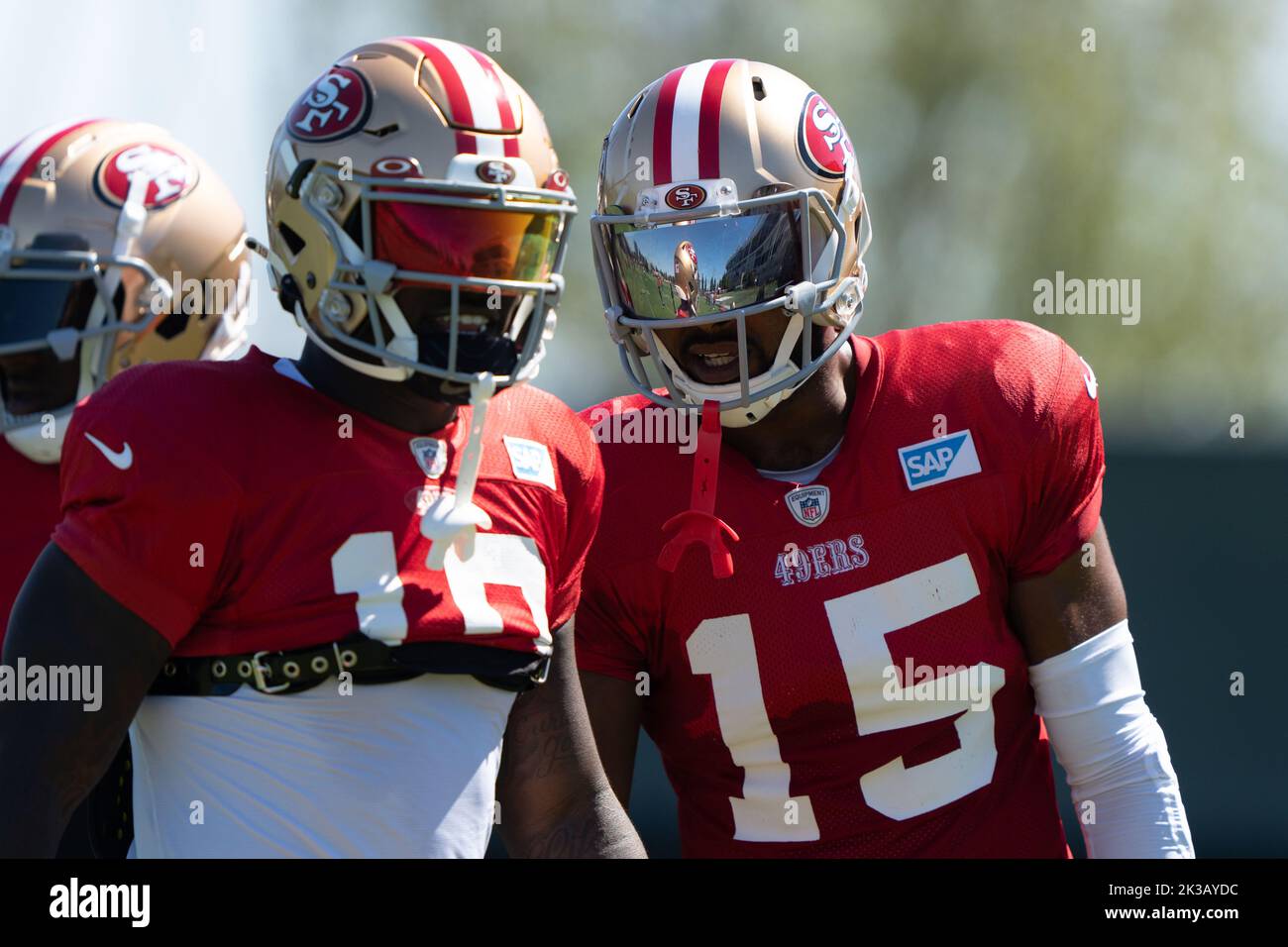 Sep 22, 2022; Santa Clara, California, USA; San Francisco 49ers wide ...