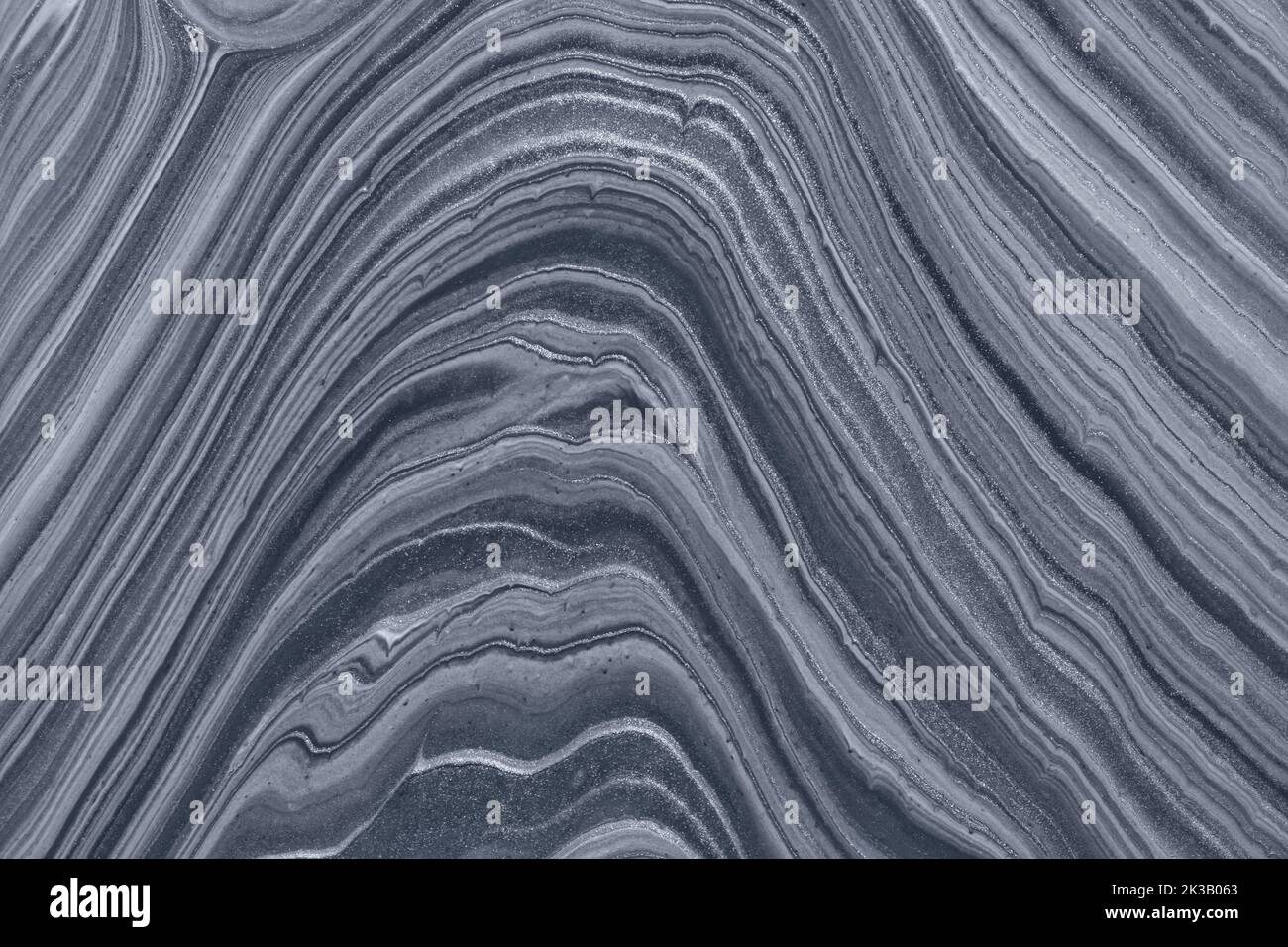 Abstract fluid art background dark gray and black turquoise colors ...