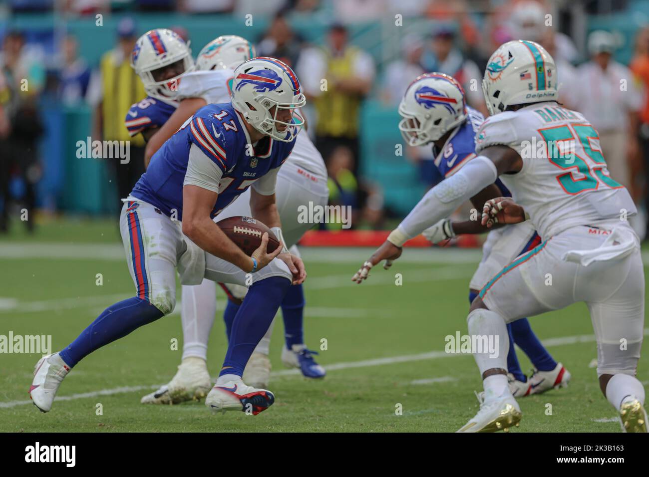 Sunday, September 25, 2022; Miami Gardens, FL USA; Buffalo Bills ...