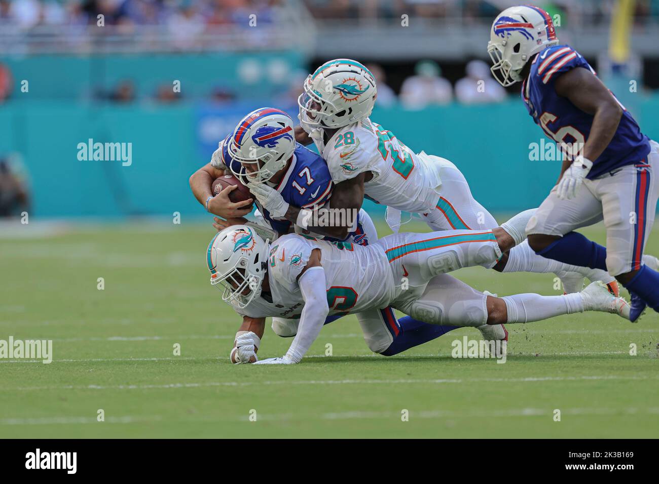 Sunday, September 25, 2022; Miami Gardens, FL USA; Miami Dolphins ...