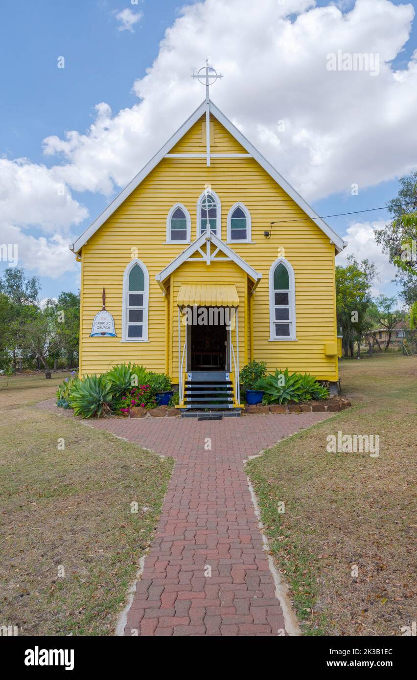 Our Lady Help of Christians Catholic Church, Bell, QLD 4408 Stock Photo ...