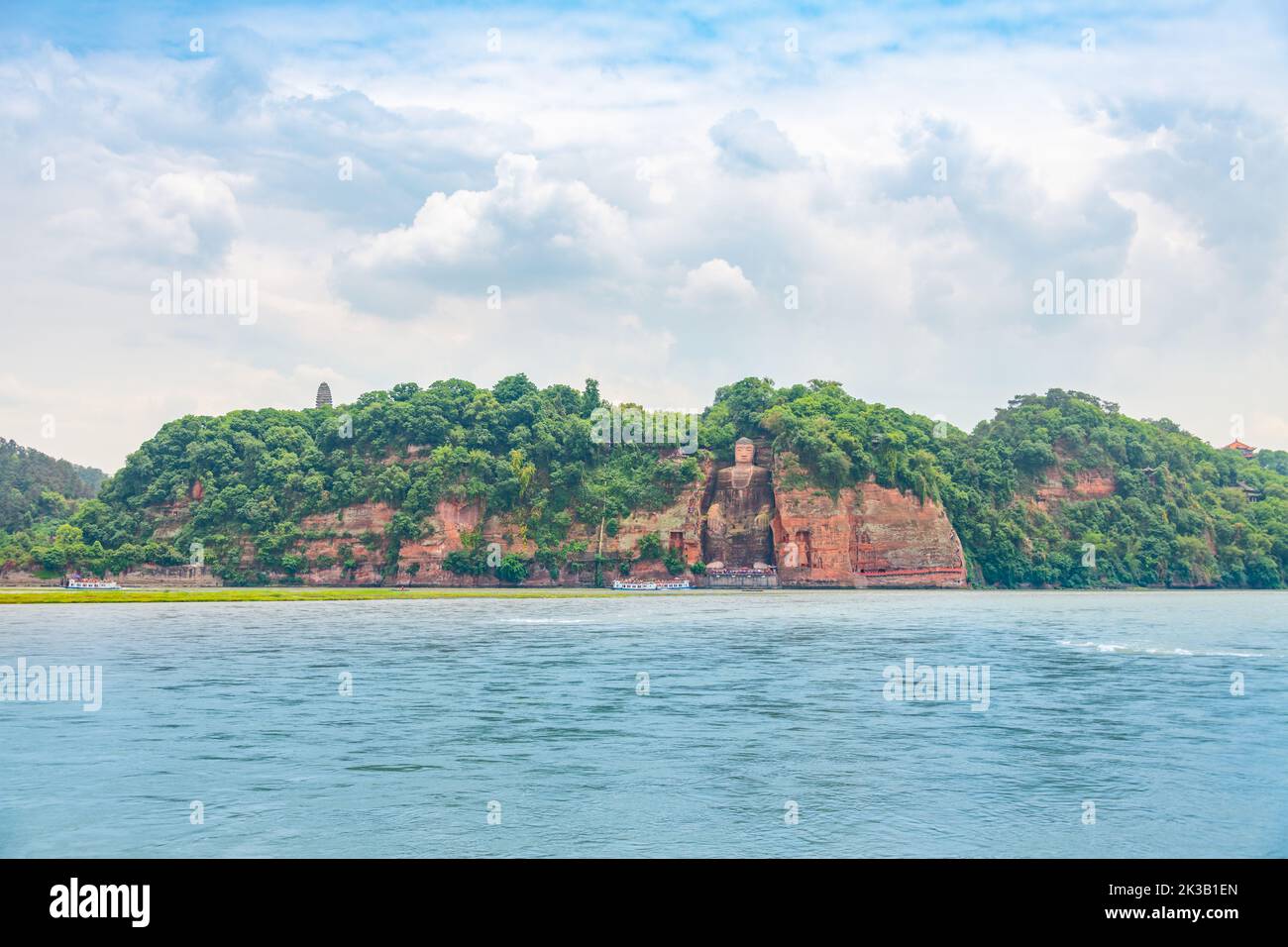 Beautiful Scenery of Leshan Giant Buddha Scenic Area, Sichuan Province ...
