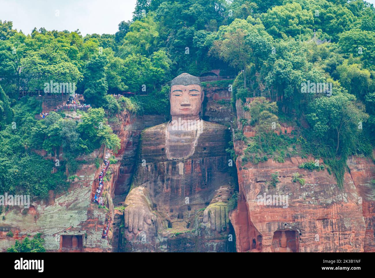 Beautiful Scenery of Leshan Giant Buddha Scenic Area, Sichuan Province ...