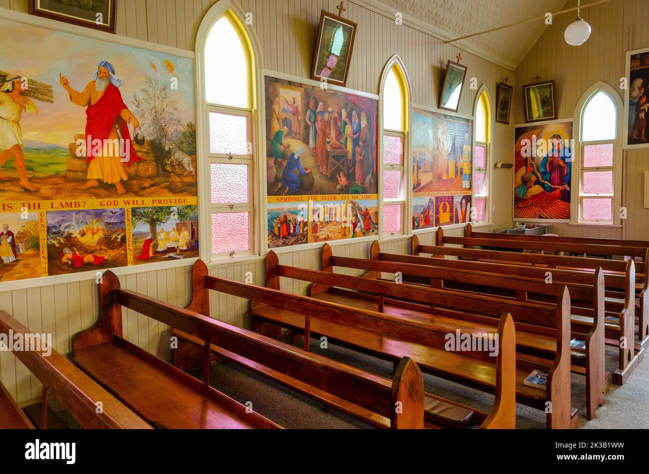 Our Lady Help of Christians Catholic Church, Bell, QLD 4408 Stock Photo ...