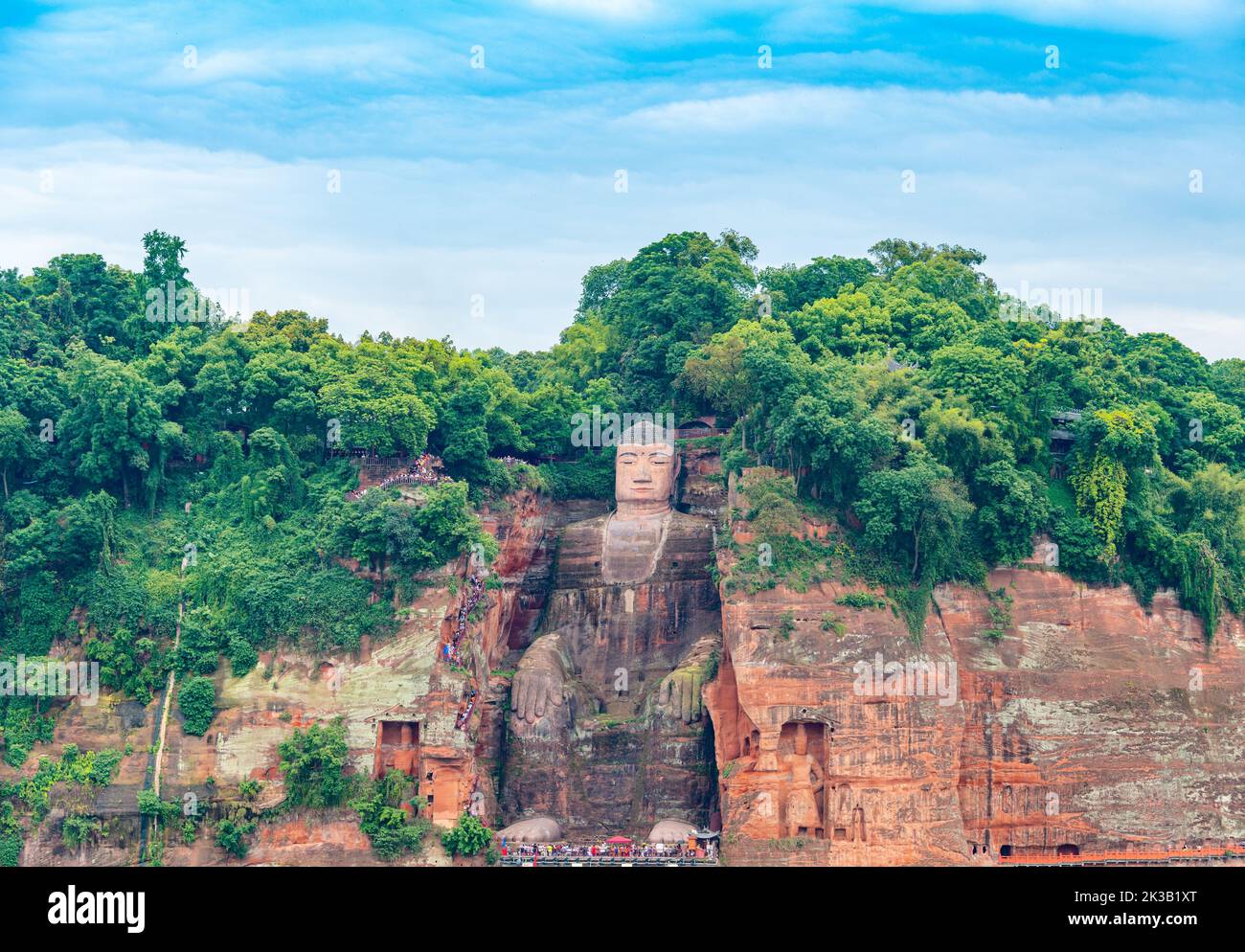 Beautiful Scenery of Leshan Giant Buddha Scenic Area, Sichuan Province ...