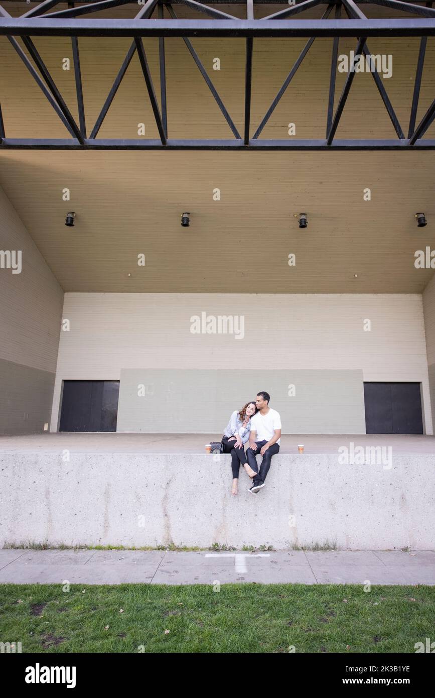 Building stage full length hi-res stock photography and images - Alamy