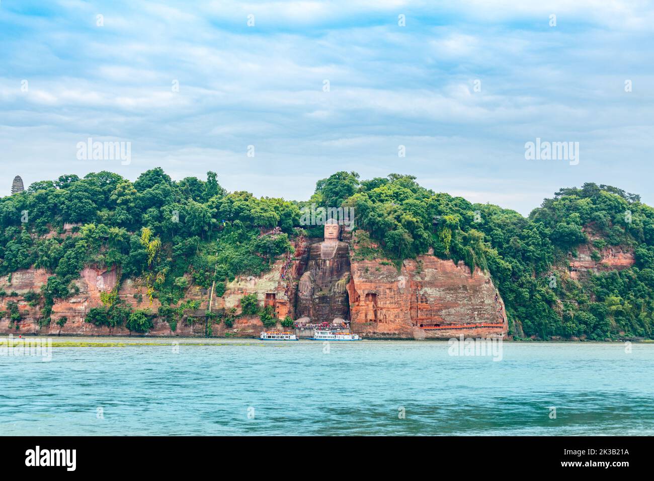 Beautiful Scenery of Leshan Giant Buddha Scenic Area, Sichuan Province ...