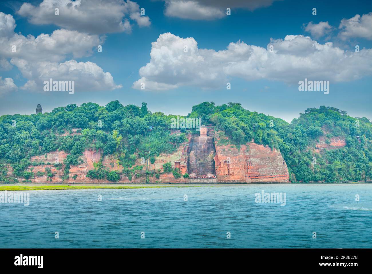 Beautiful Scenery of Leshan Giant Buddha Scenic Area, Sichuan Province ...