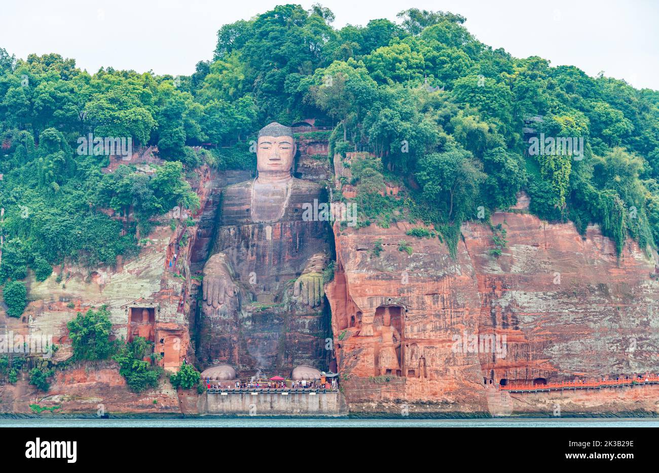 Beautiful Scenery of Leshan Giant Buddha Scenic Area, Sichuan Province ...
