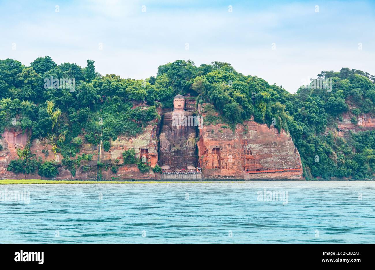 Beautiful Scenery of Leshan Giant Buddha Scenic Area, Sichuan Province ...