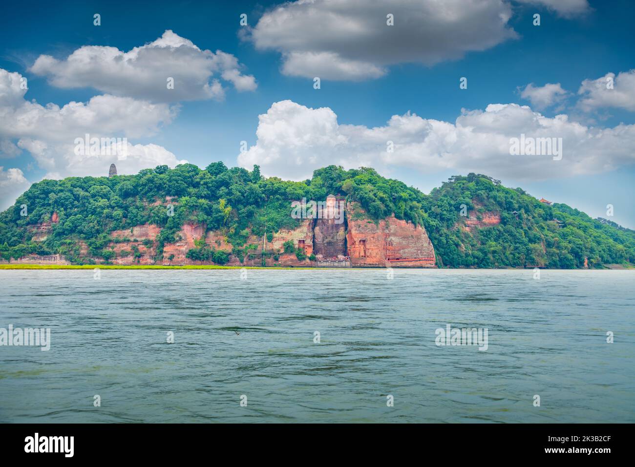 Beautiful Scenery of Leshan Giant Buddha Scenic Area, Sichuan Province ...