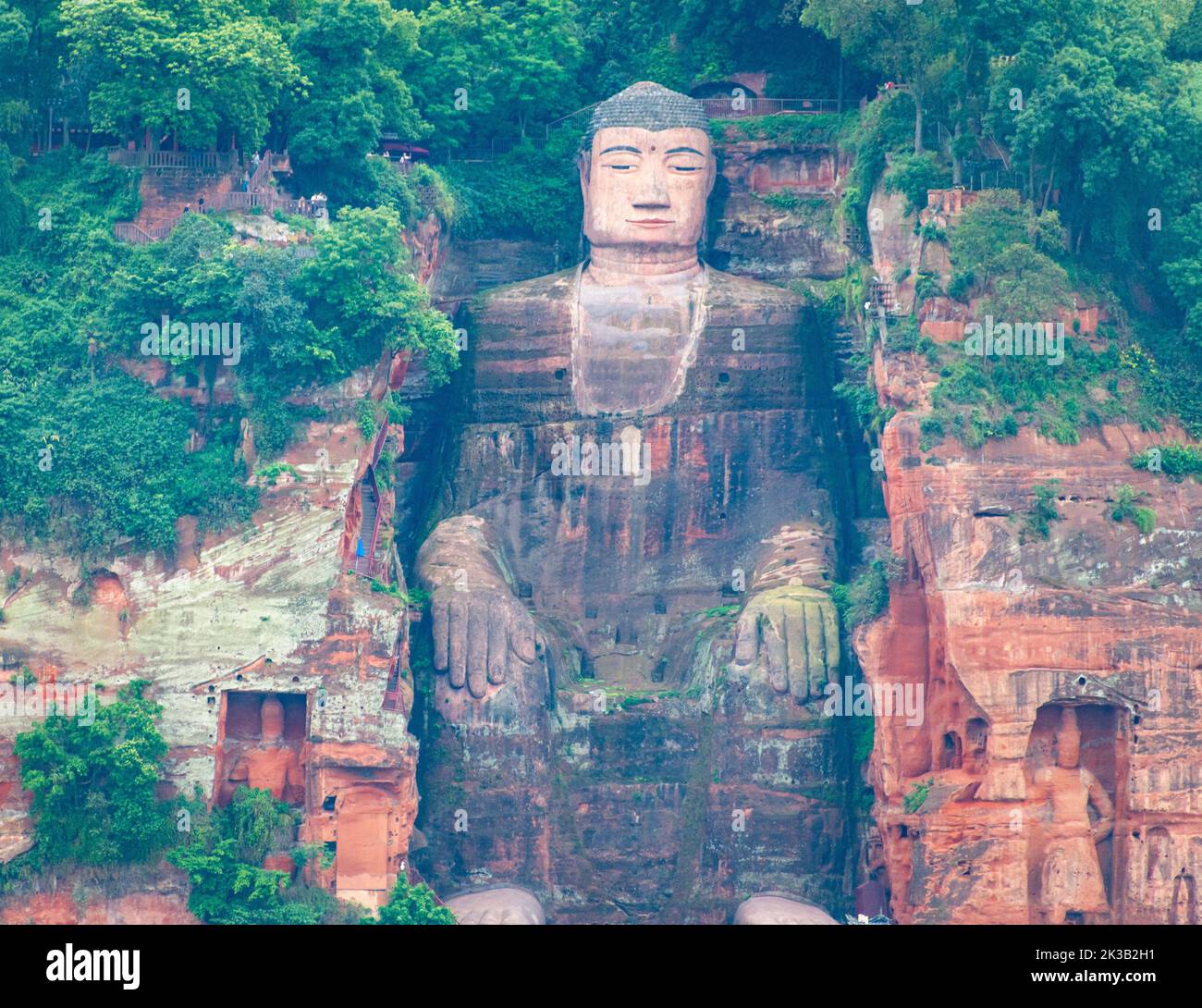 Beautiful Scenery of Leshan Giant Buddha Scenic Area, Sichuan Province ...