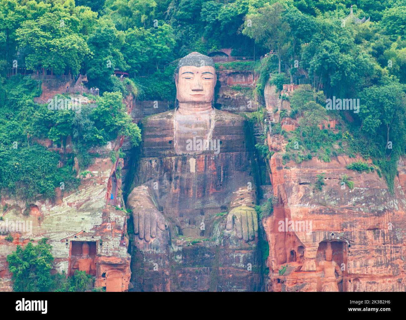 Beautiful Scenery of Leshan Giant Buddha Scenic Area, Sichuan Province ...