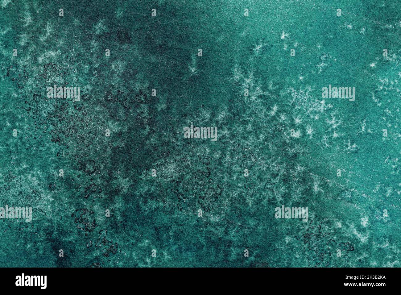 Abstract art background dark green and emerald colors. Watercolor ...