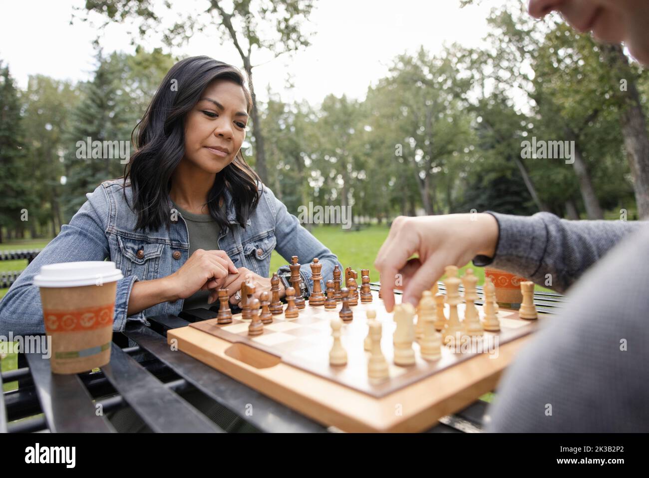 Together husband wife chess hi-res stock photography and images - Alamy