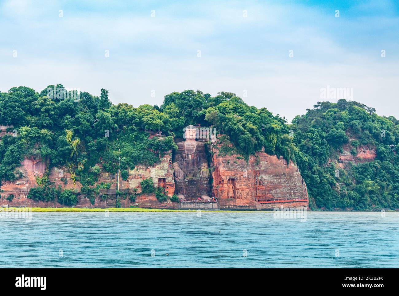 Beautiful Scenery of Leshan Giant Buddha Scenic Area, Sichuan Province ...
