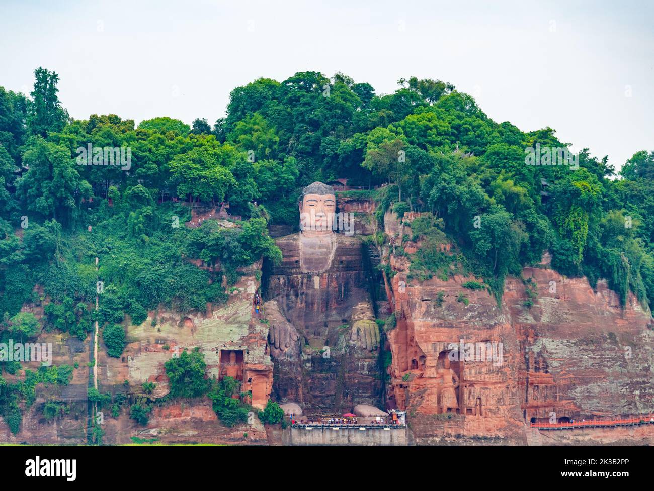 Beautiful Scenery of Leshan Giant Buddha Scenic Area, Sichuan Province ...