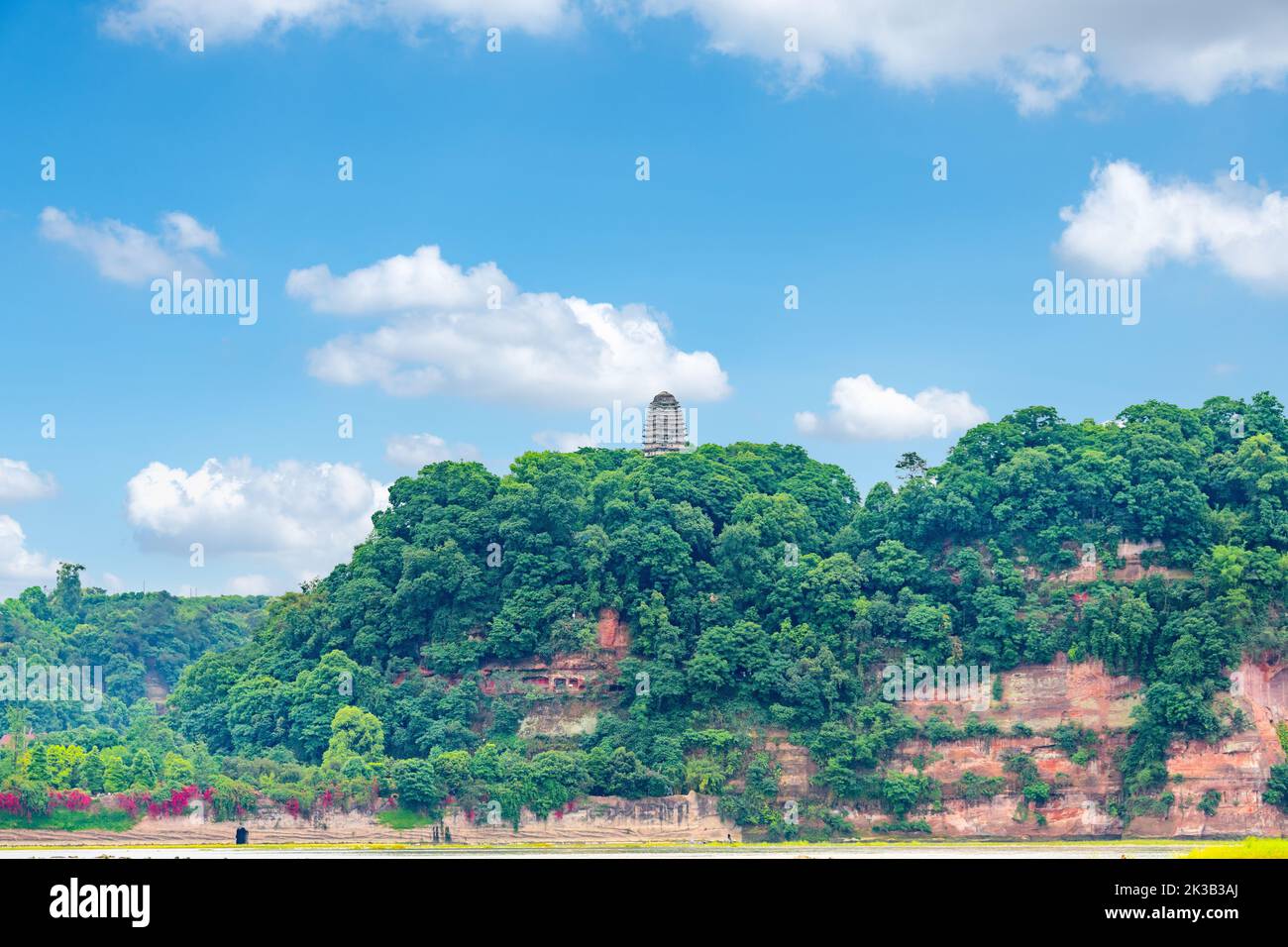Beautiful Scenery of Leshan Giant Buddha Scenic Area, Sichuan Province ...