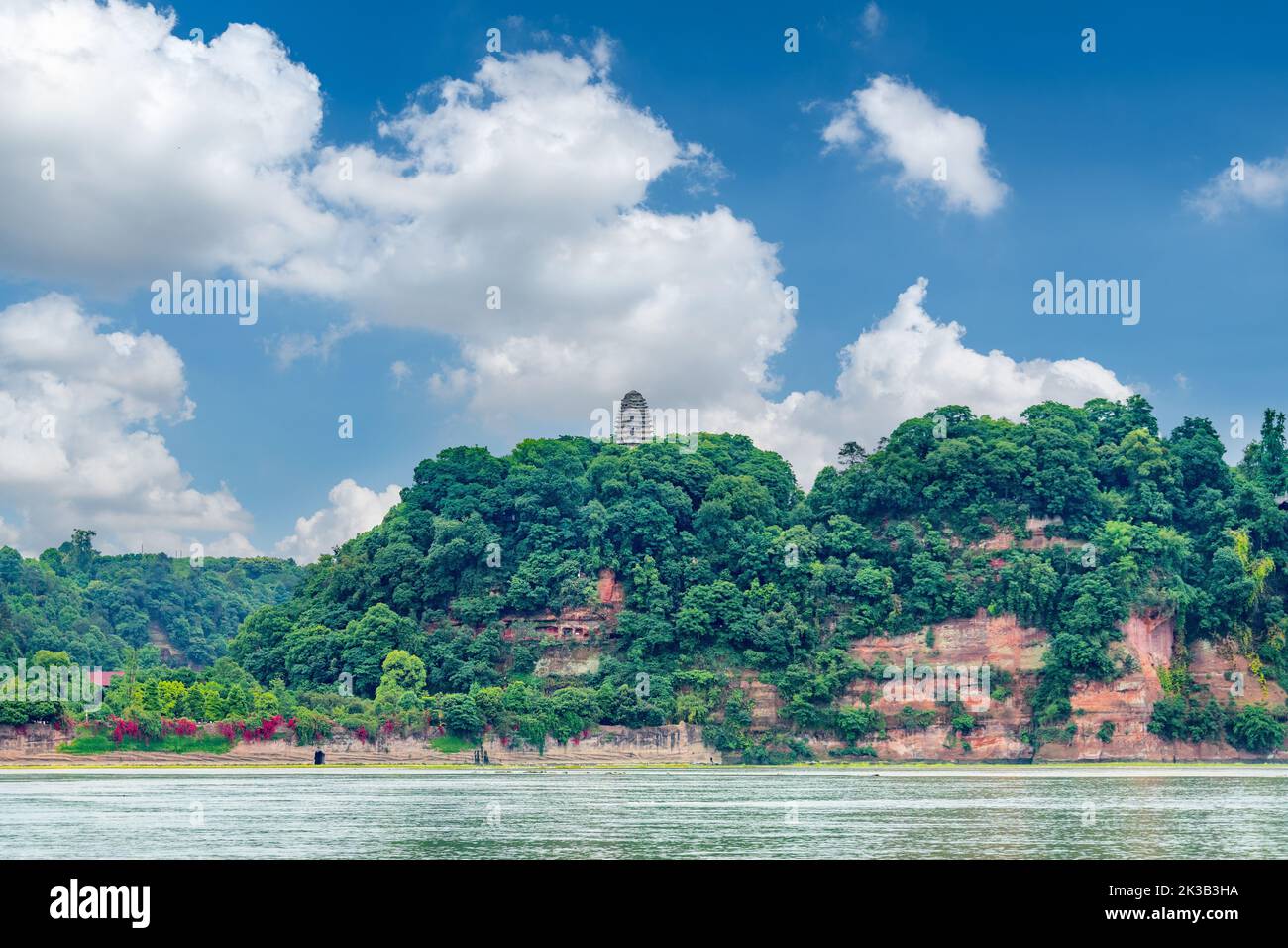 Beautiful Scenery of Leshan Giant Buddha Scenic Area, Sichuan Province ...