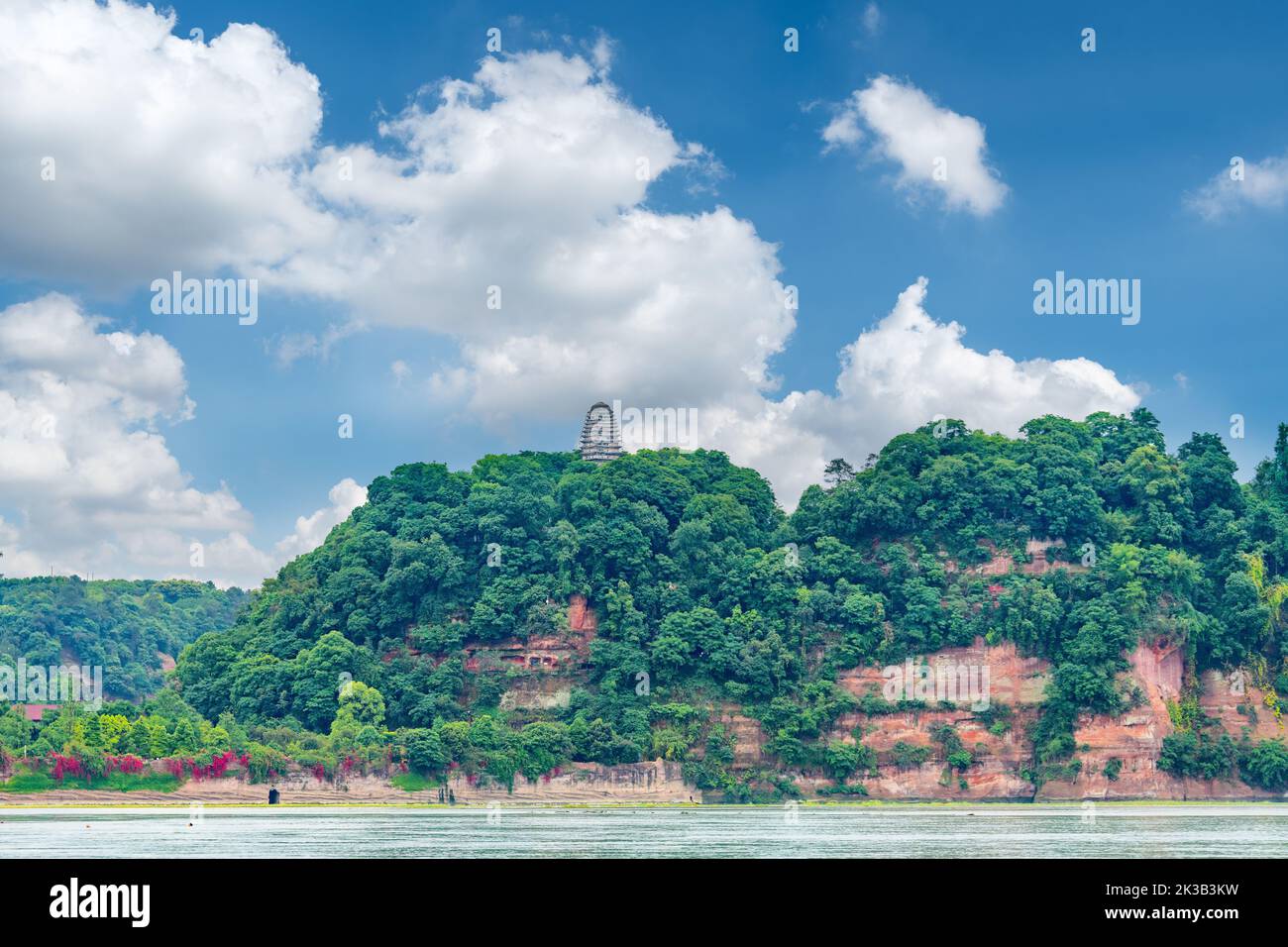 Beautiful Scenery of Leshan Giant Buddha Scenic Area, Sichuan Province ...