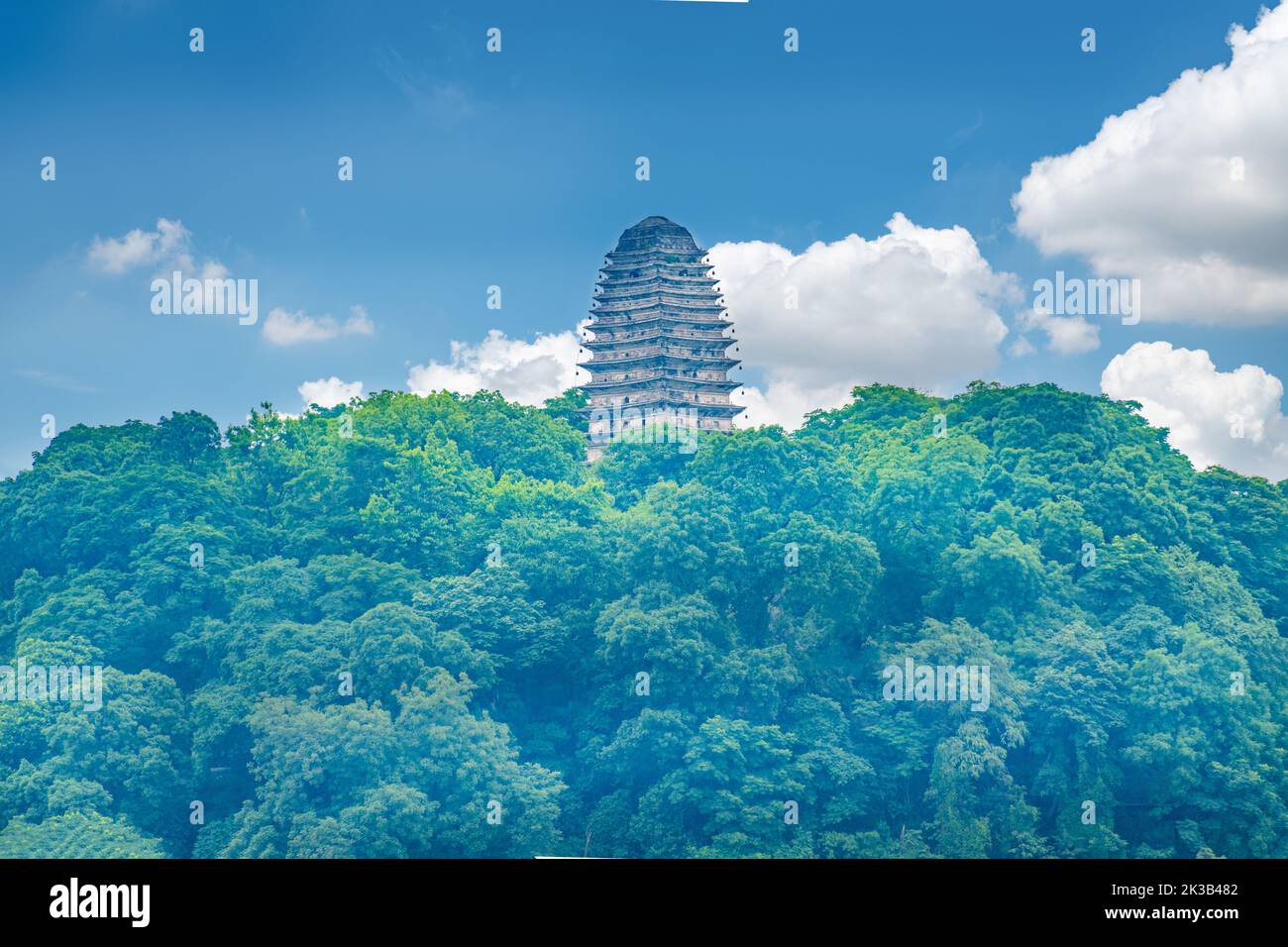 Beautiful Scenery of Leshan Giant Buddha Scenic Area, Sichuan Province ...