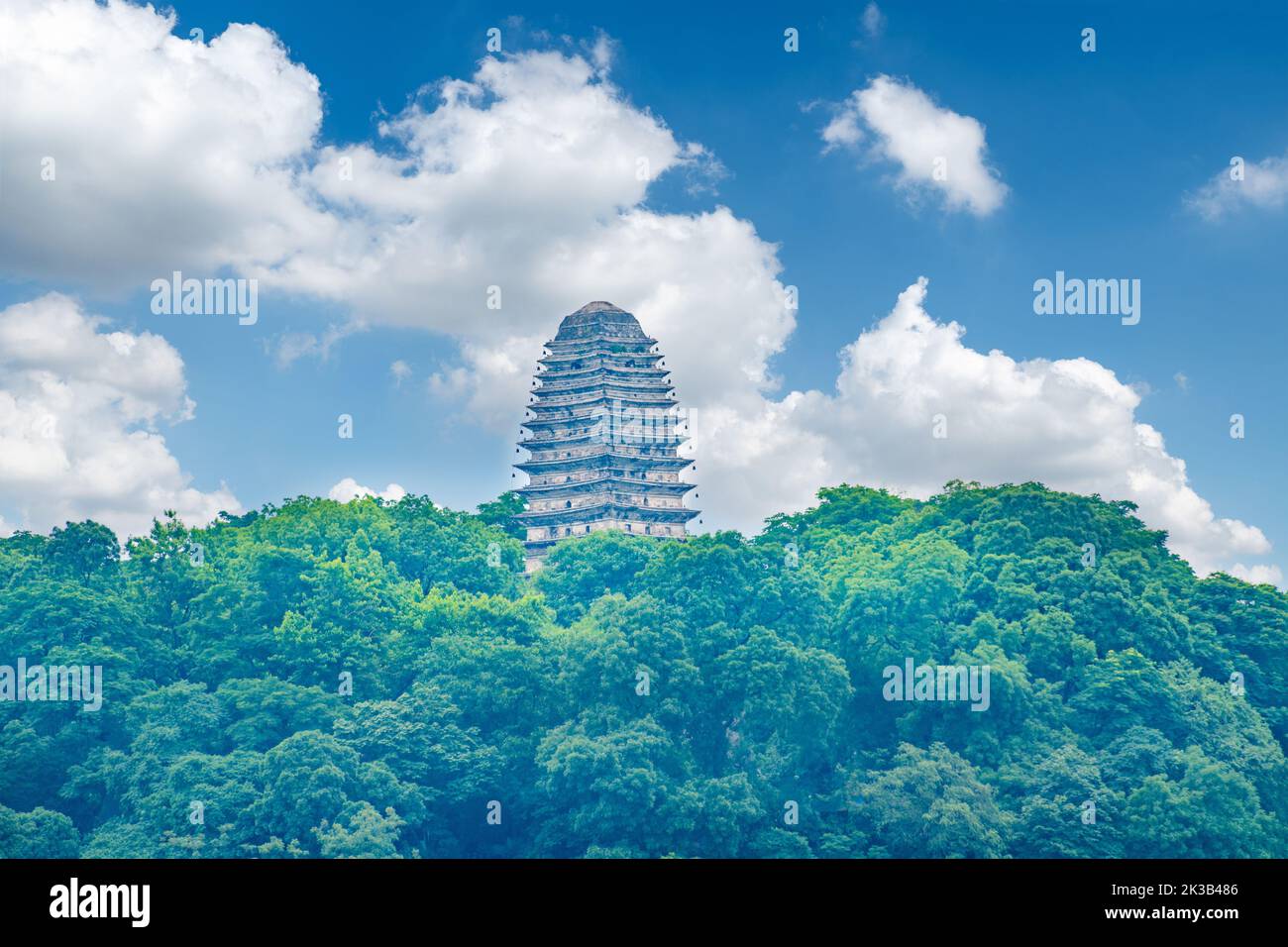 Beautiful Scenery of Leshan Giant Buddha Scenic Area, Sichuan Province ...