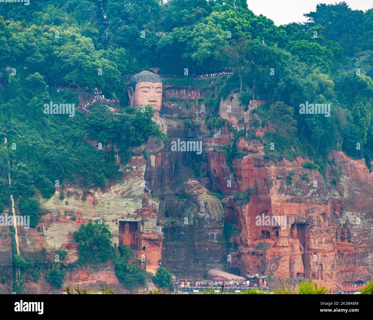 Beautiful Scenery of Leshan Giant Buddha Scenic Area, Sichuan Province ...