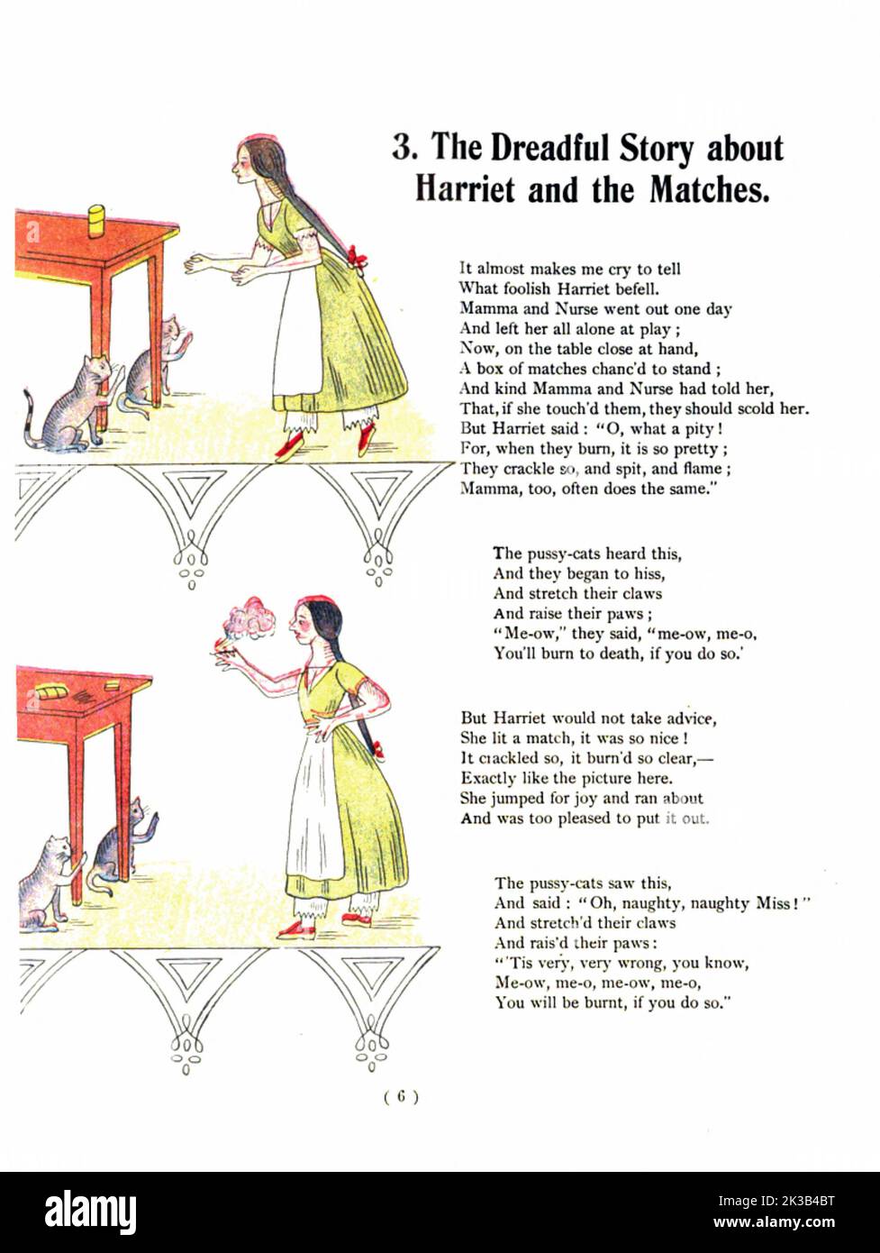 The Dreadful Story about Harriet and the Matches from ' The ...