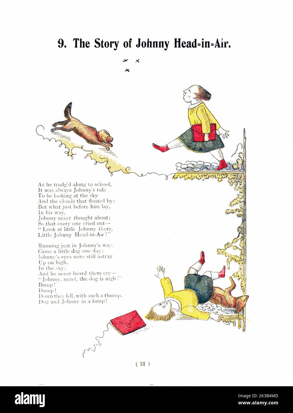 The Story of Johnny Head-in-Air from ' The Struwwelpeter painting book ...