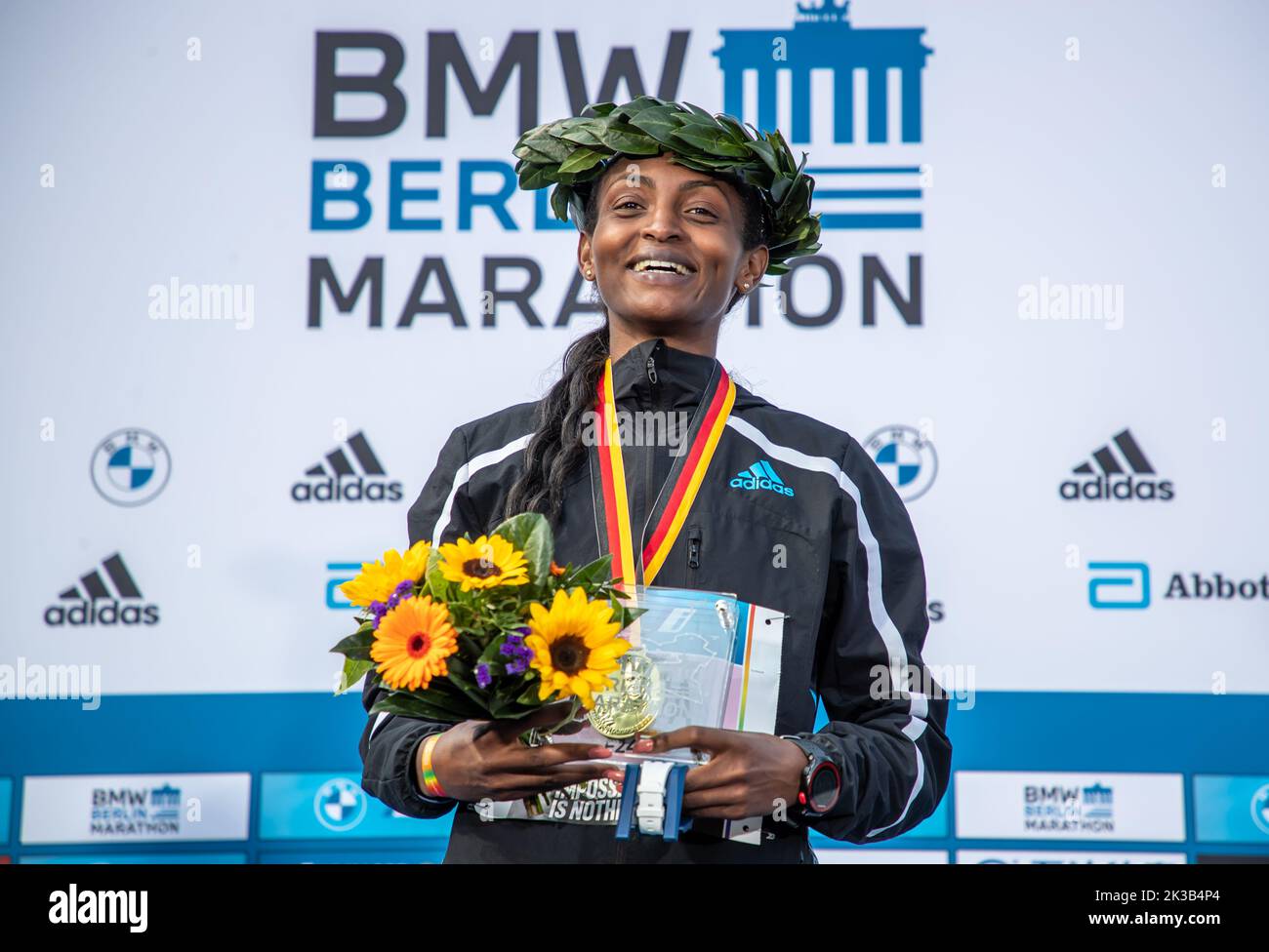 Berlin, Germany. 25th Sep, 2022. Athletics: Marathon, women's decision ...