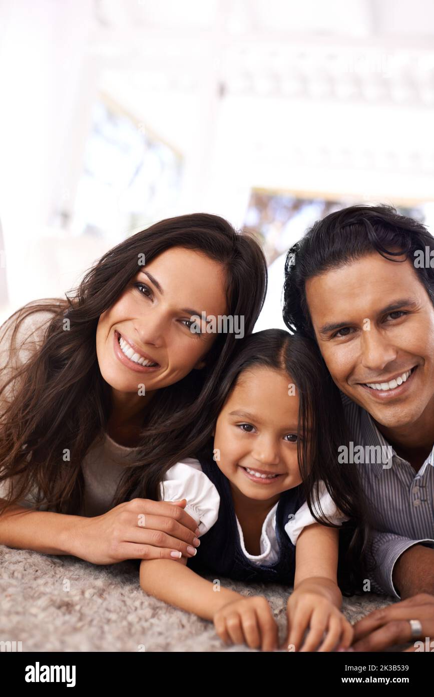 Happiest when were together. Cropped portrait of an affectionate young ...