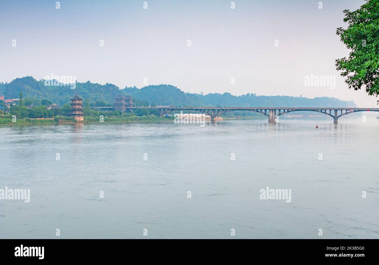 Water sky leshan hi-res stock photography and images - Alamy