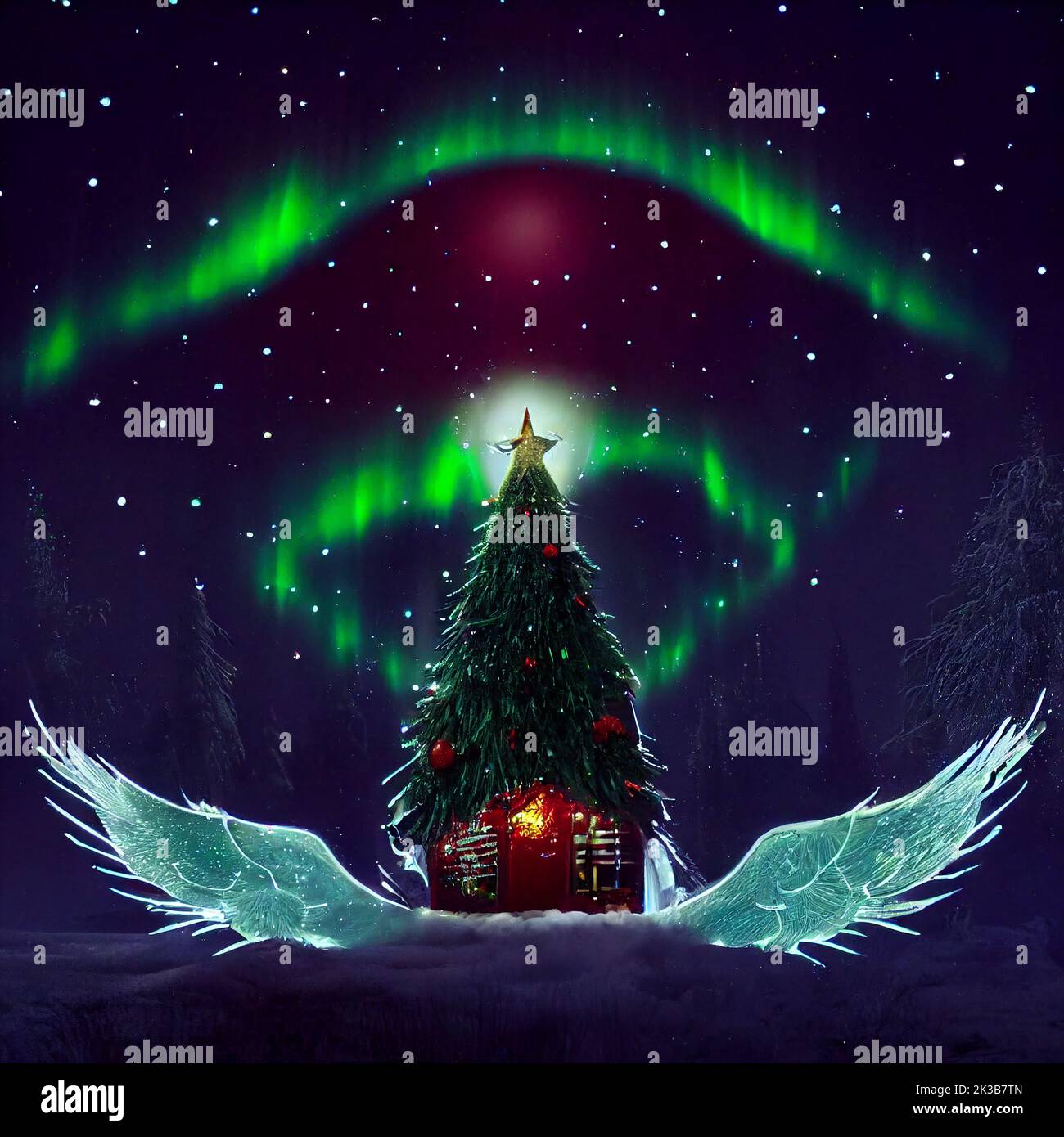 North pole circle hi-res stock photography and images - Alamy