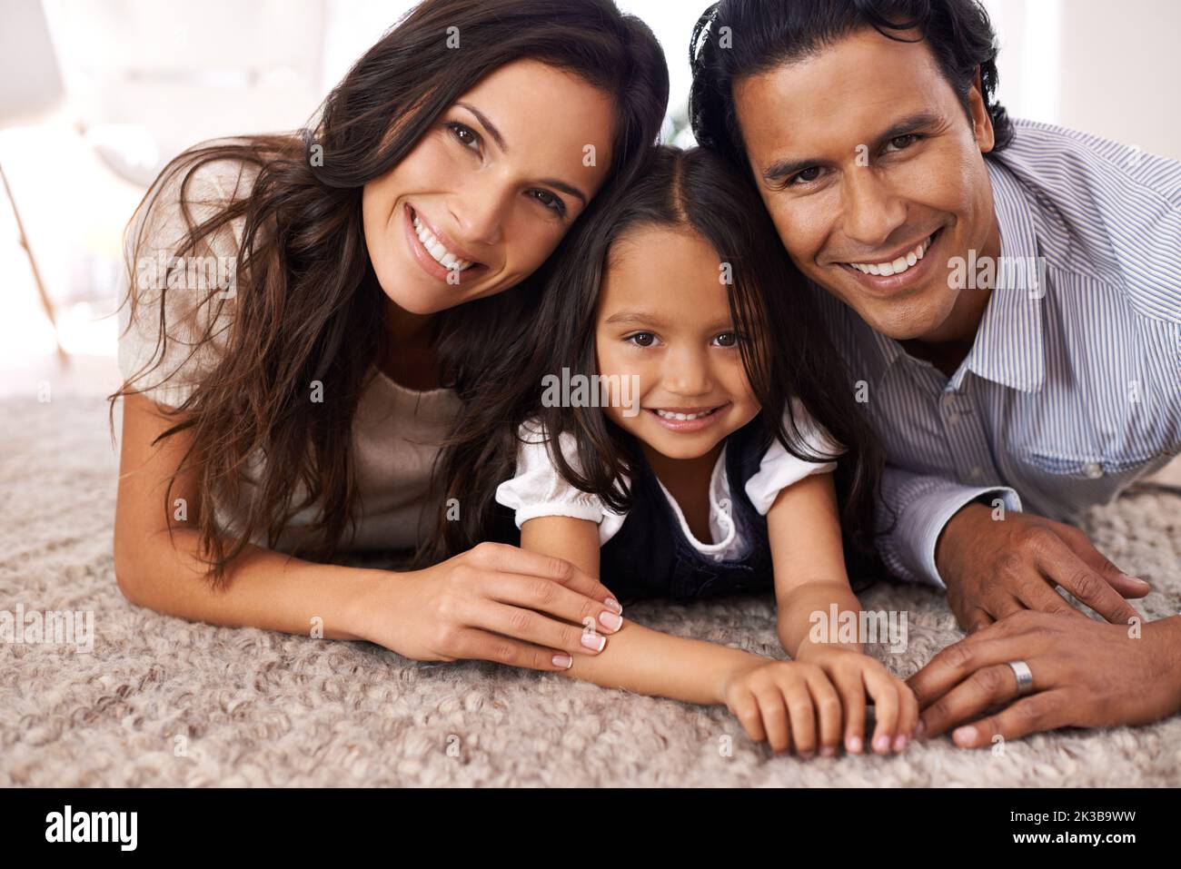 We put our family first. Cropped portrait of an affectionate young ...