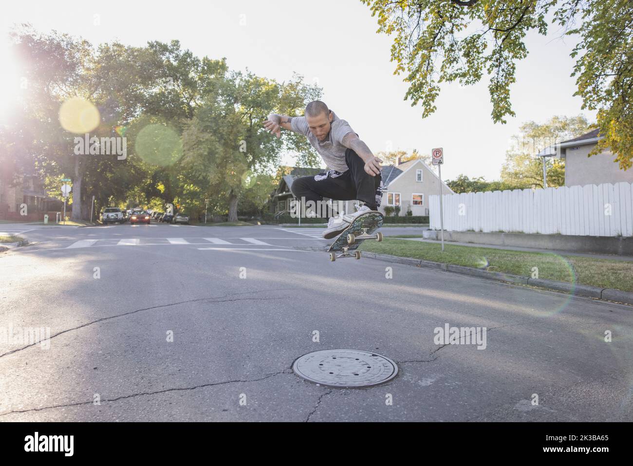 Skateboarding on street hi-res stock photography and images - Alamy