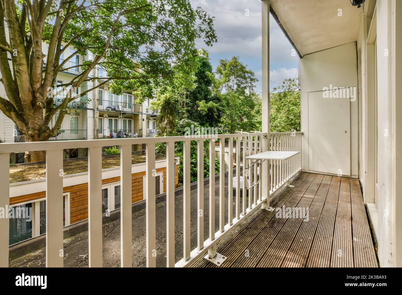 Panoramic view of buildings from balcony Stock Photo - Alamy